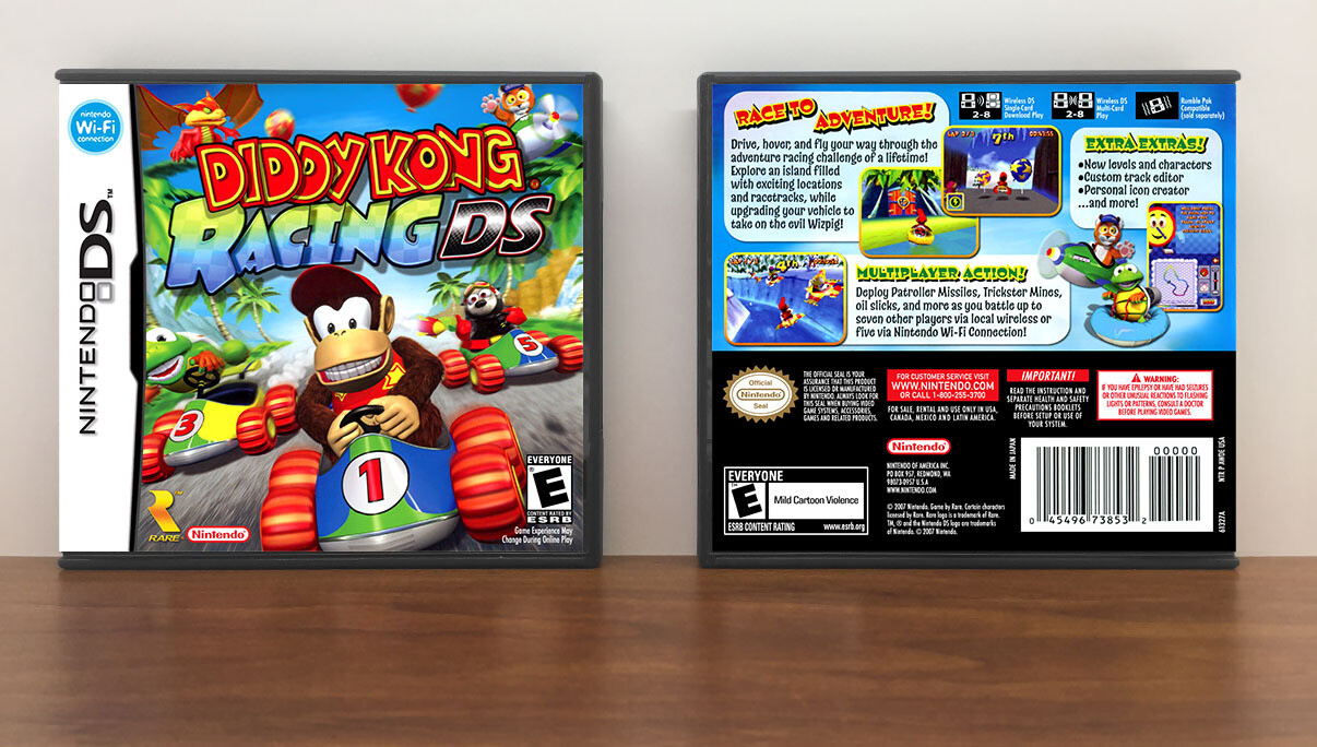 Diddy Kong Racing DS - DS Game Case