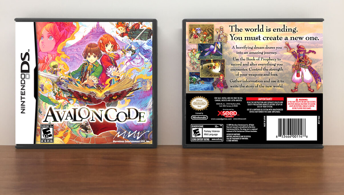 Avalon Code - DS Game Case