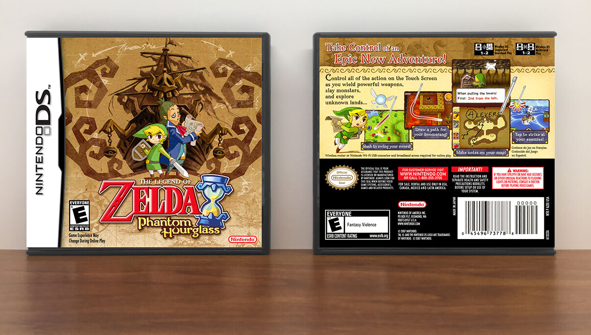 Legend of Zelda, The: Phantom Hourglass - DS Game Case