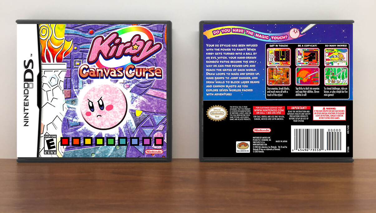 Kirby: Canvas Curse - DS Game Case
