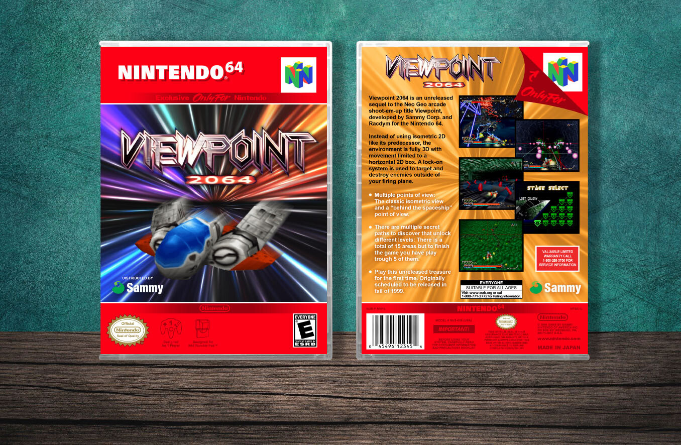 Viewpoint 2064 - N64 Video Game Case