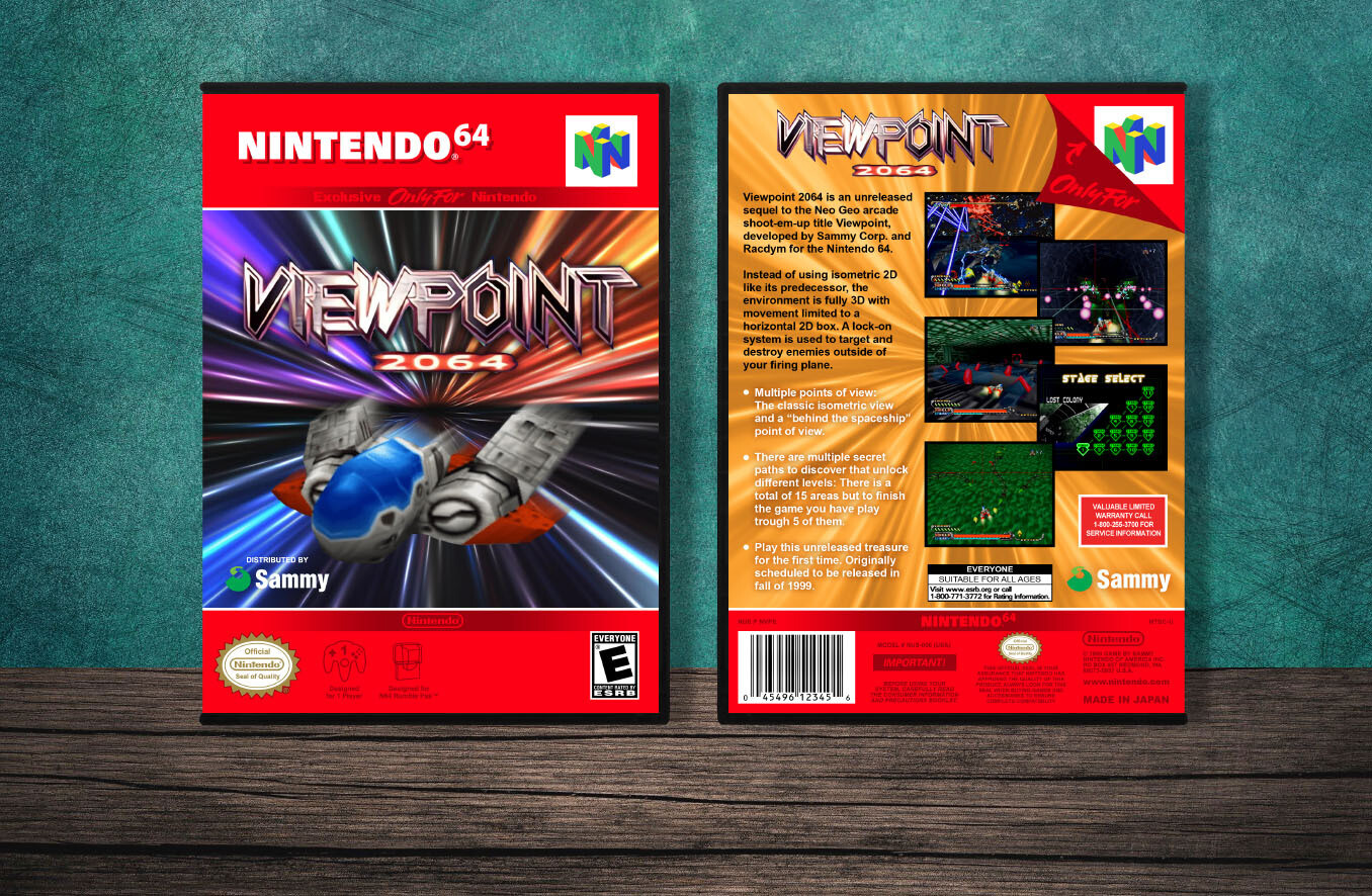 Viewpoint 2064 - N64 Video Game Case