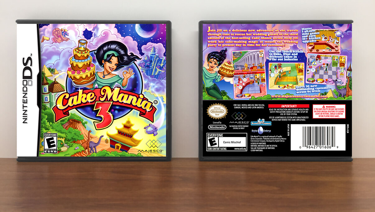 Cake Mania 3 - DS Game Case