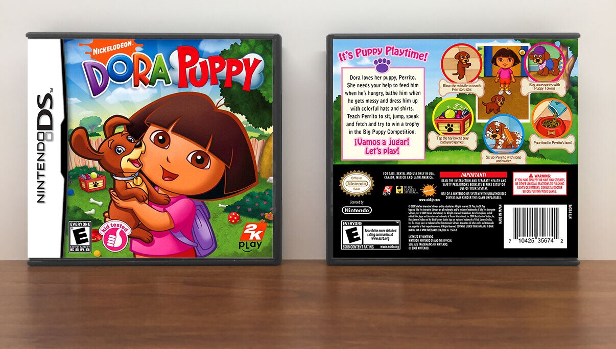 Nickelodeon Dora Puppy - DS Game Case