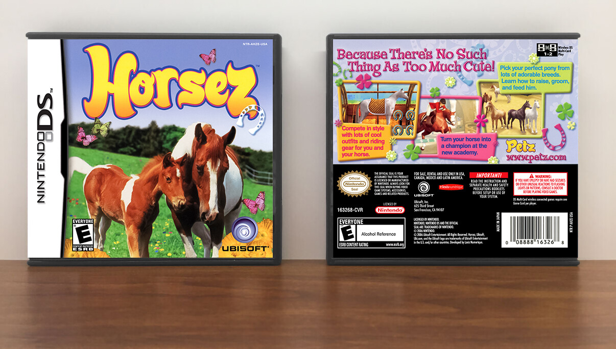 Horsez - DS Game Case