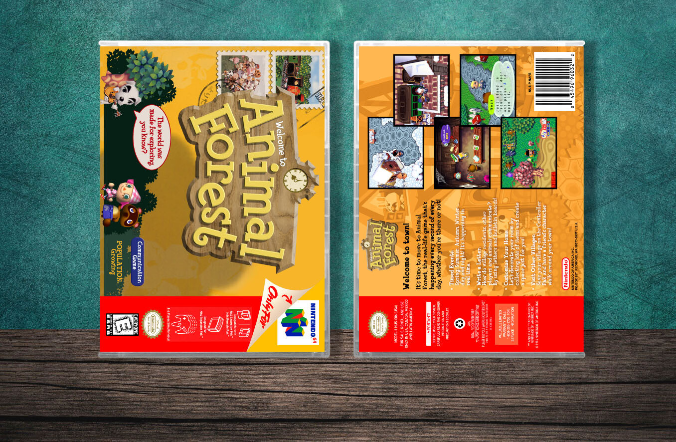 Animal Forest - N64 Video Game Case