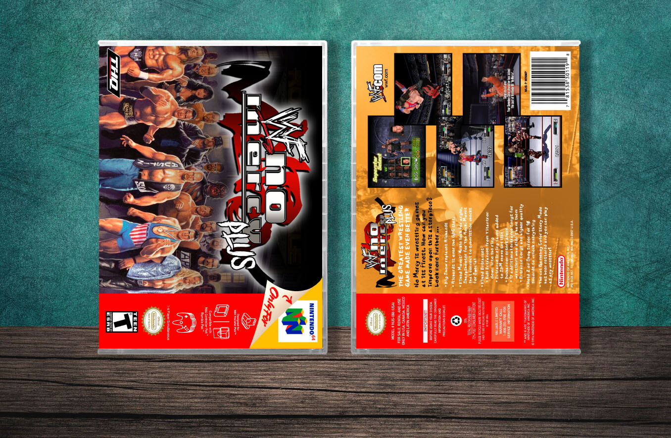WWF No Mercy Plus - N64 Video Game Case