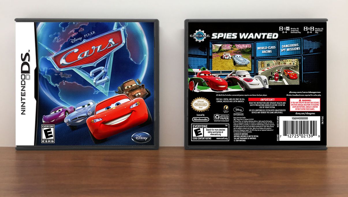 Disney/Pixar's Cars 2 - DS Game Case