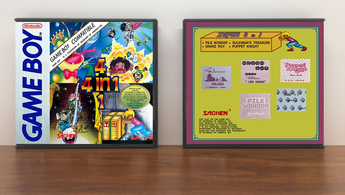 Sachen 004 - Super 4 in 1 -- Pile Wonder - Suleiman's Treasure - Snake ...