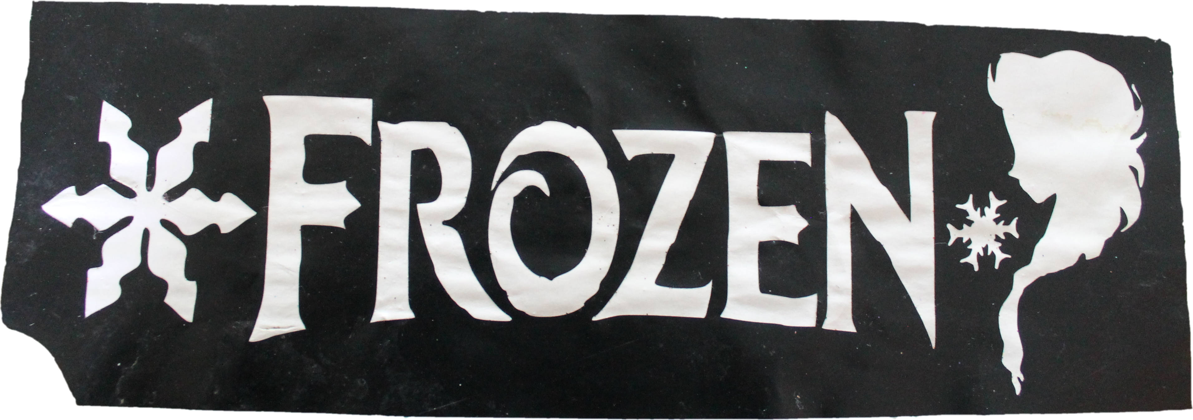 Frozen 10cm x 20cm Mini Stencil