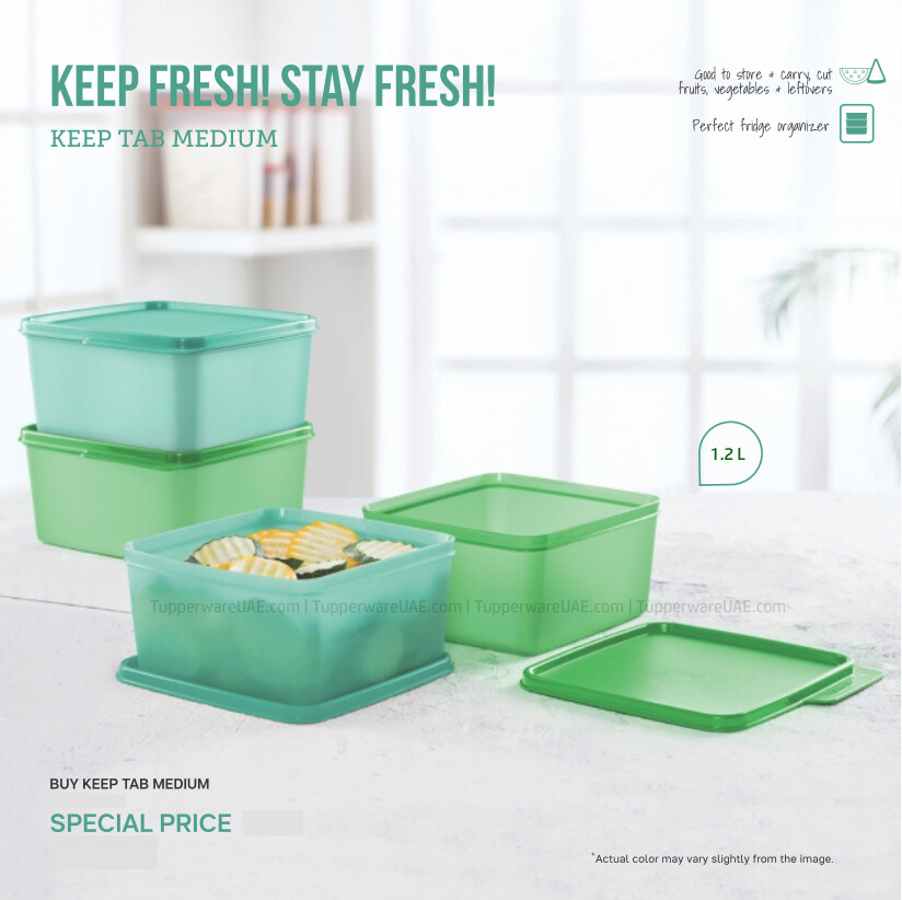Tupperware Keep Tab Medium 1.2L Dubai UAE