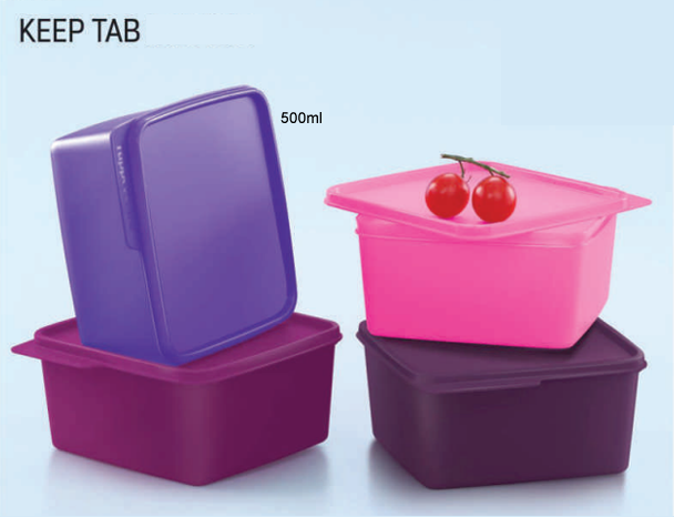 Tupperware Keep Tab Small 500ml - Set of 4