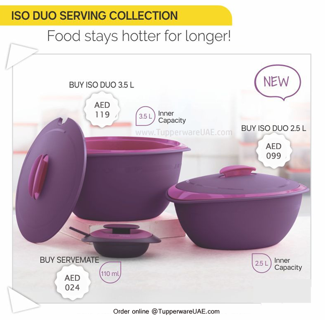 Tupperware Iso Duo 2.5L - 1pc
