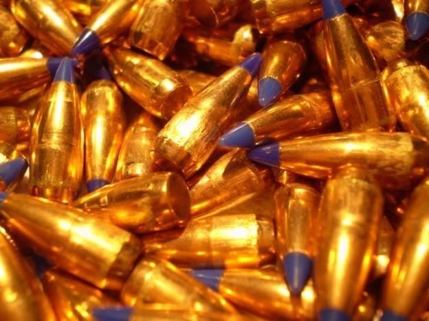 250-PULLED Hornady 40gr V-Max Bullets .224 Cal (Blue Tips)