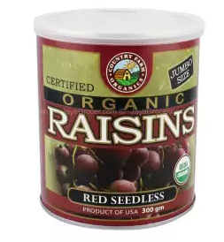 SUNVIEW ORGANIC RED RAISINS SEEDLESS
