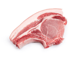 COREN'S SELECTA DRY AGED PORK LOIN CHOPS - SPAIN- $5.50 PER 100 GMS