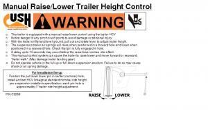 Height Control Sticker
