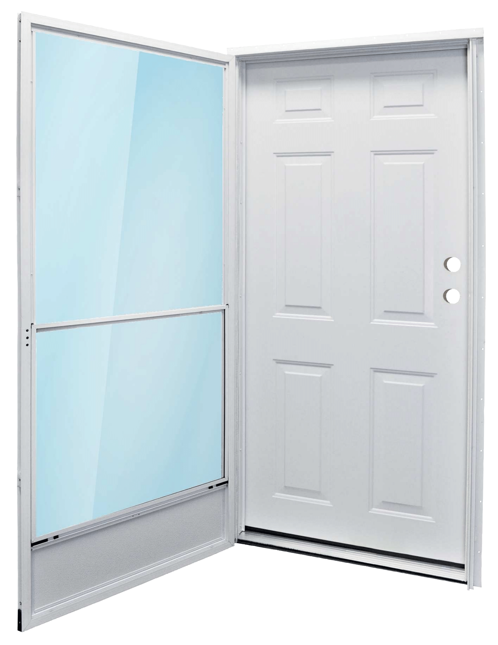 6 Panel Steel Combination Doors