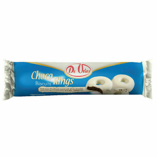 De Vries Choco Rings White Chocolate 150 gr Case