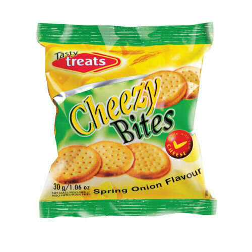 TASTY TREATS CHEEZY BITES SPRING ONION 36X30GR CASE