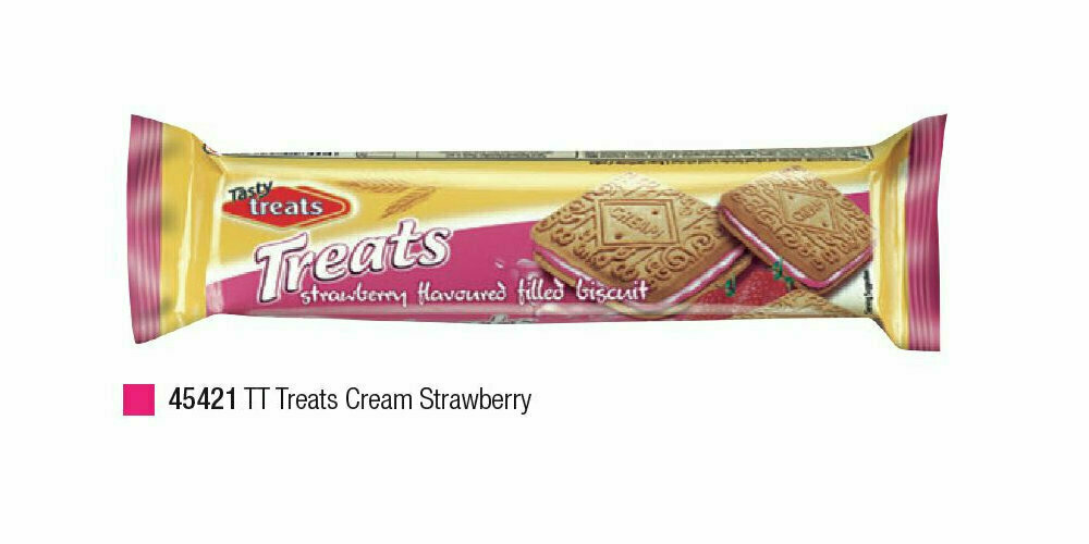 TASTY TREATS TREATS CREAMS STRAWBBERY 80 GR PACK