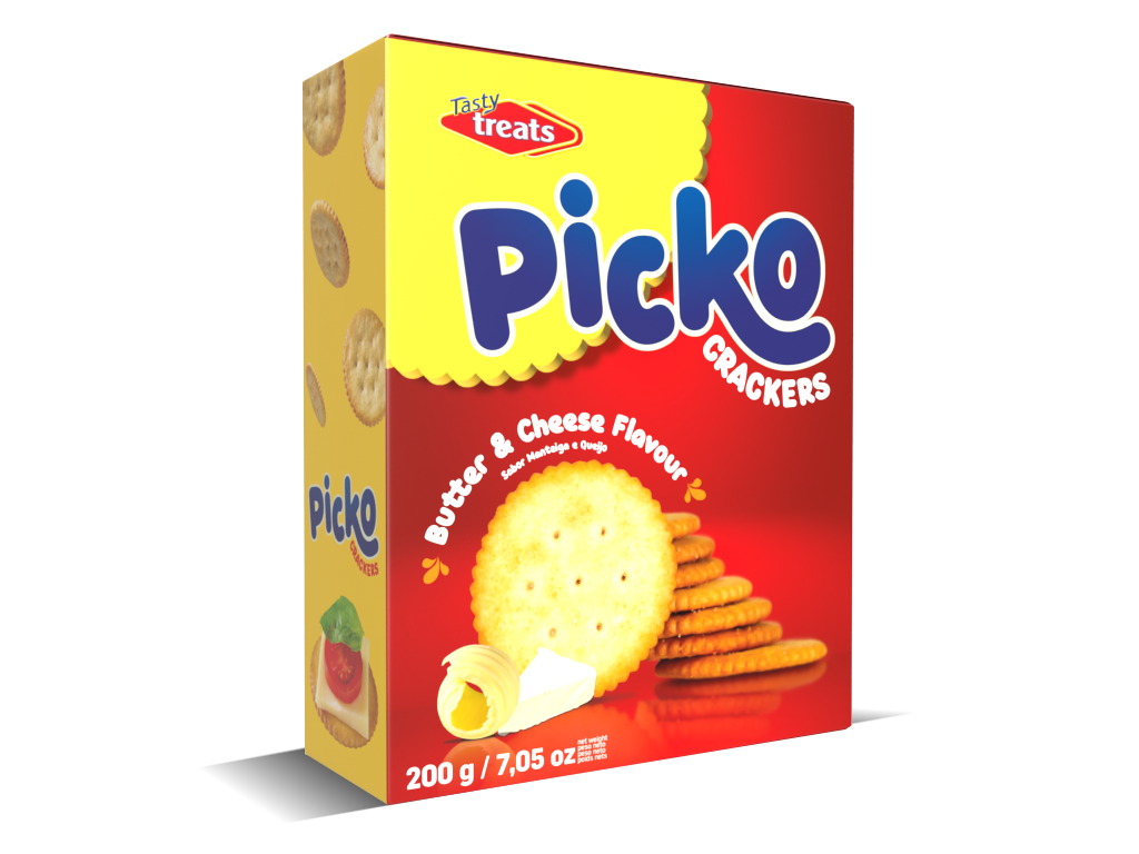 TASTY TREATS PICKO BUTTER CHEESE 200 GR PER PACK