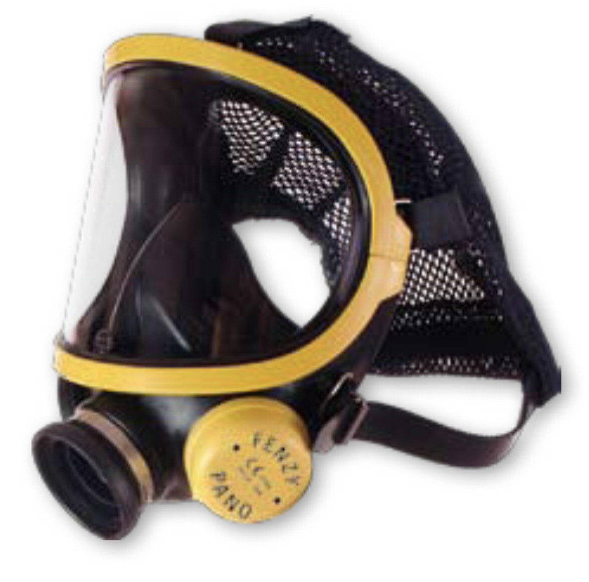 Masque ARI complet Panoramasque « air-klick » avec filet aramide jaune ...