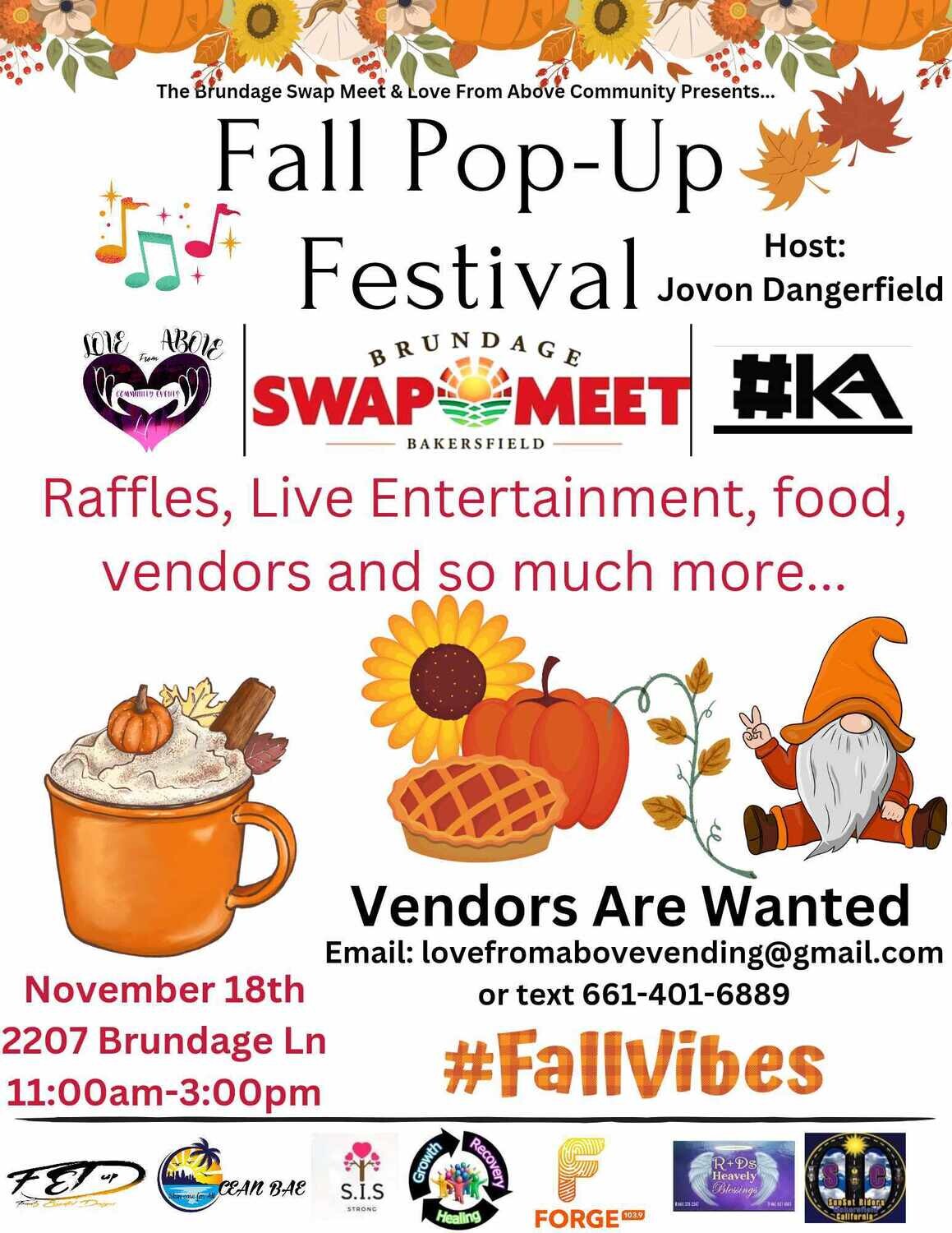 Fall Pop-up Festival