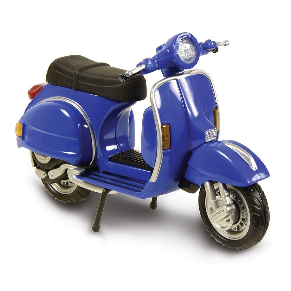 Toyway Diecast Model Vespa Scooter- Blue 1:18 Scale