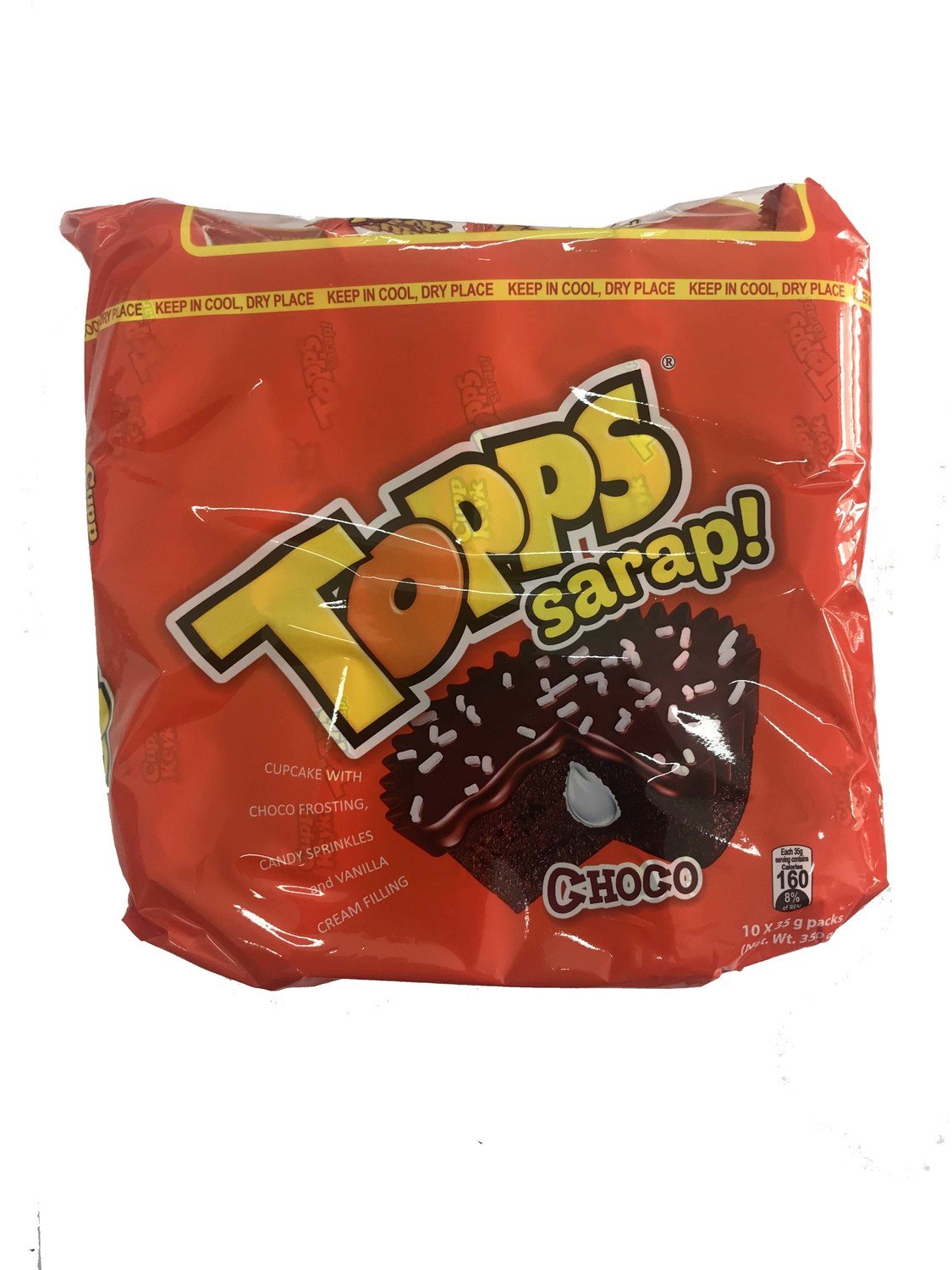 Rebisco Topps Sarap Choco 10x35g