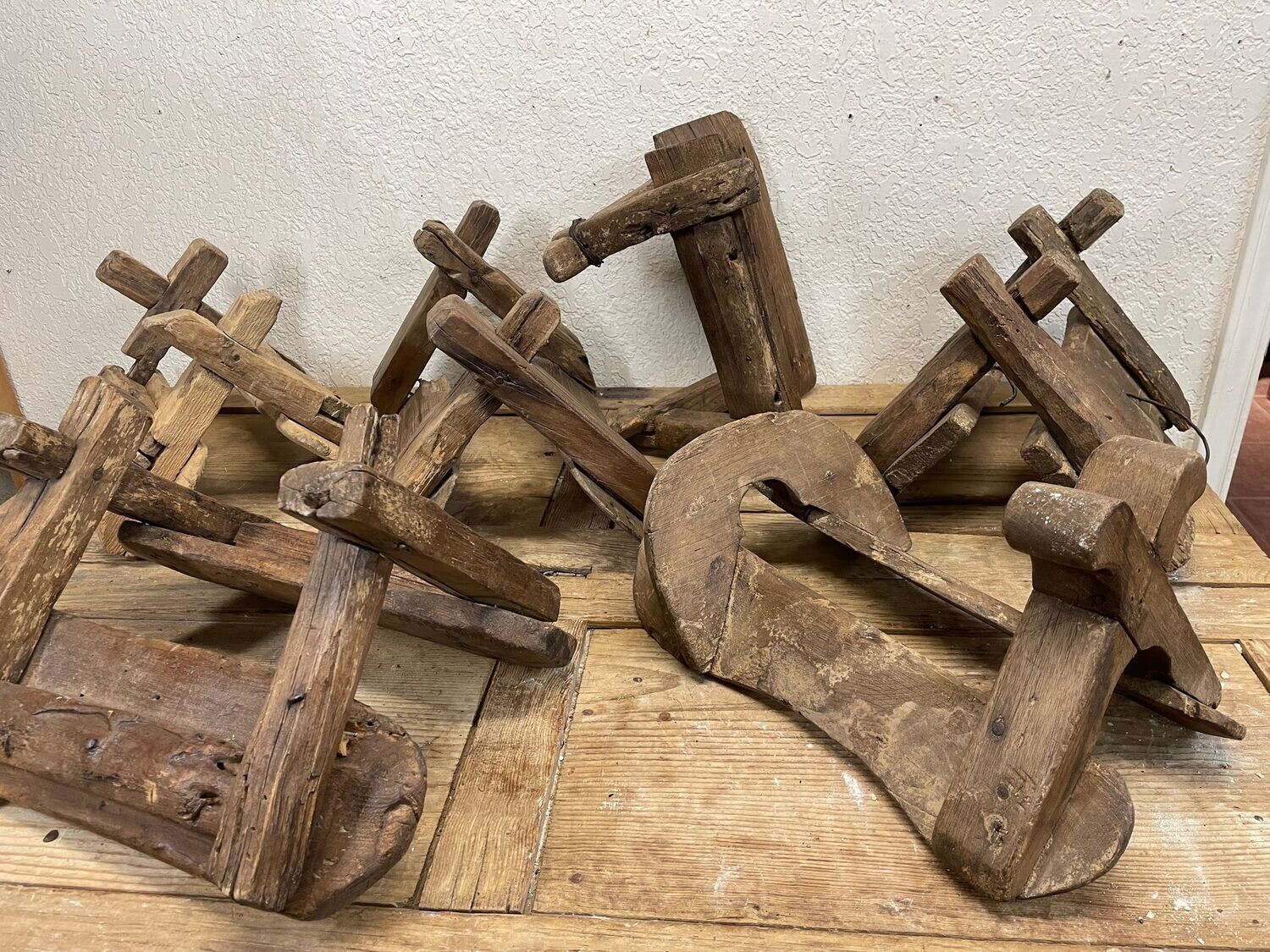 Antique Mule Pack-Original-Wood-Donkey Pack-Old-Pack Saddle