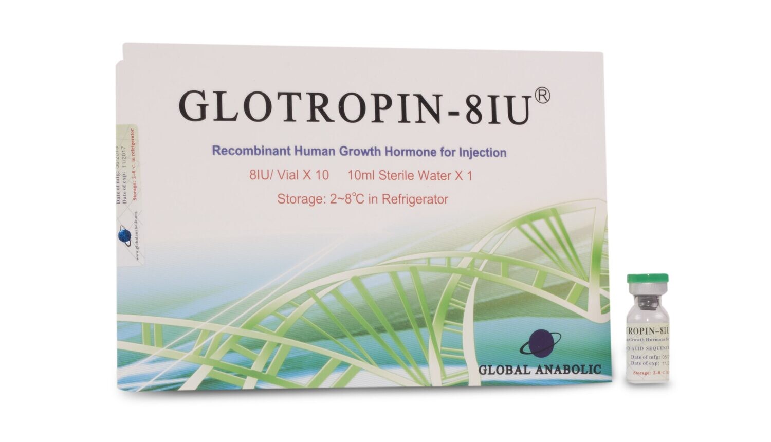 Global Anabolic Glotropin-8iu x 10 Vial