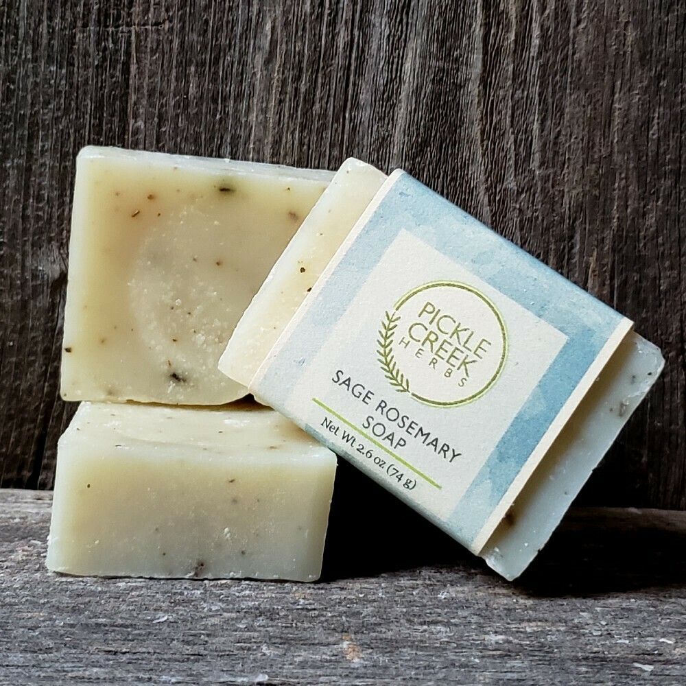 Sage Rosemary Herbal Soap – Pickle Creek Herbs