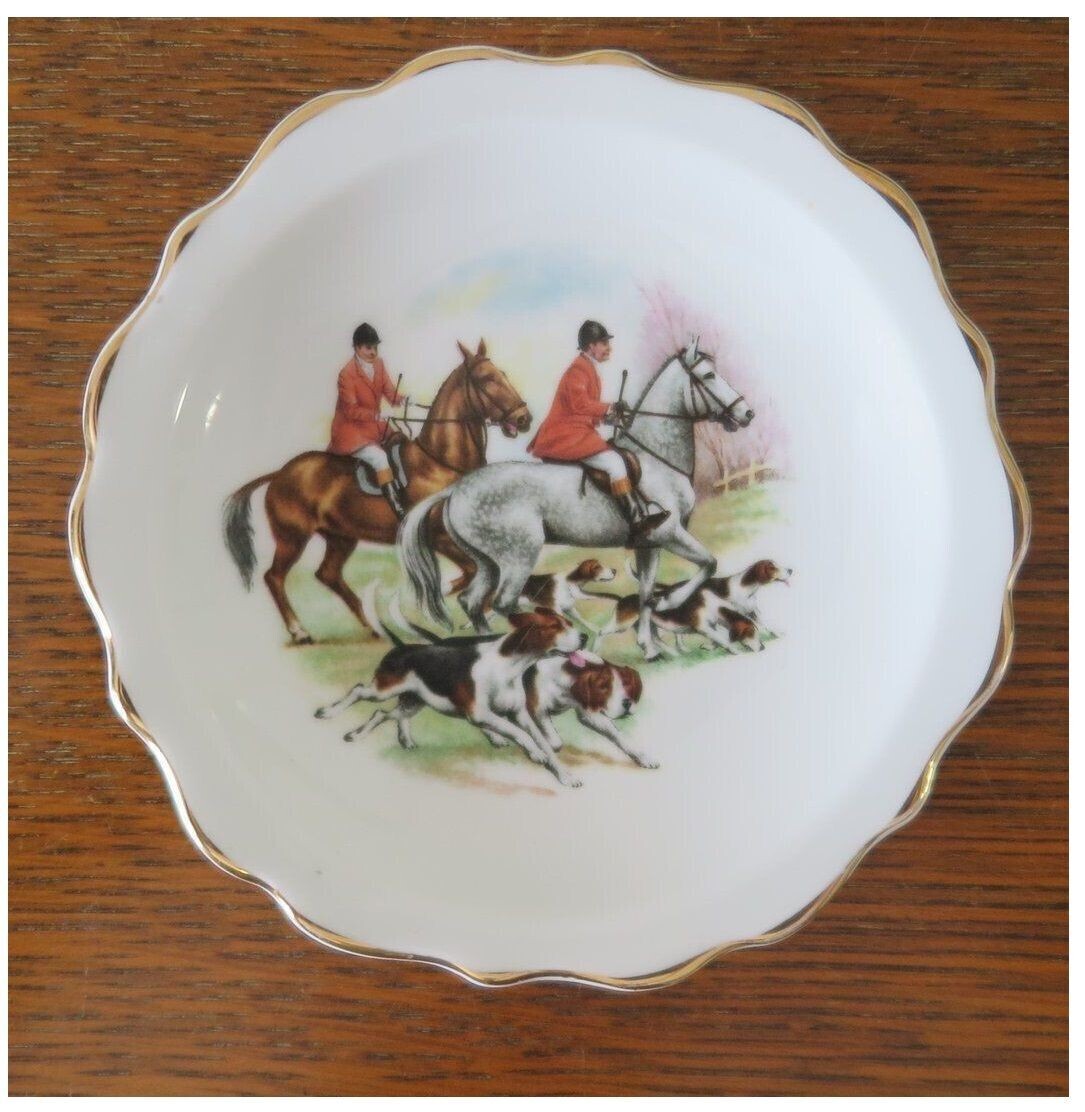 Bone China, Hunting Scene Dish