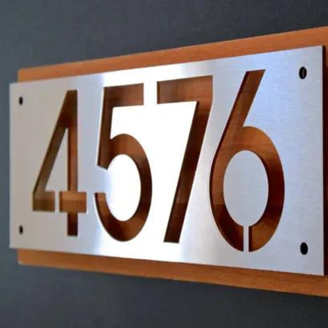 House Numbers Horizontal