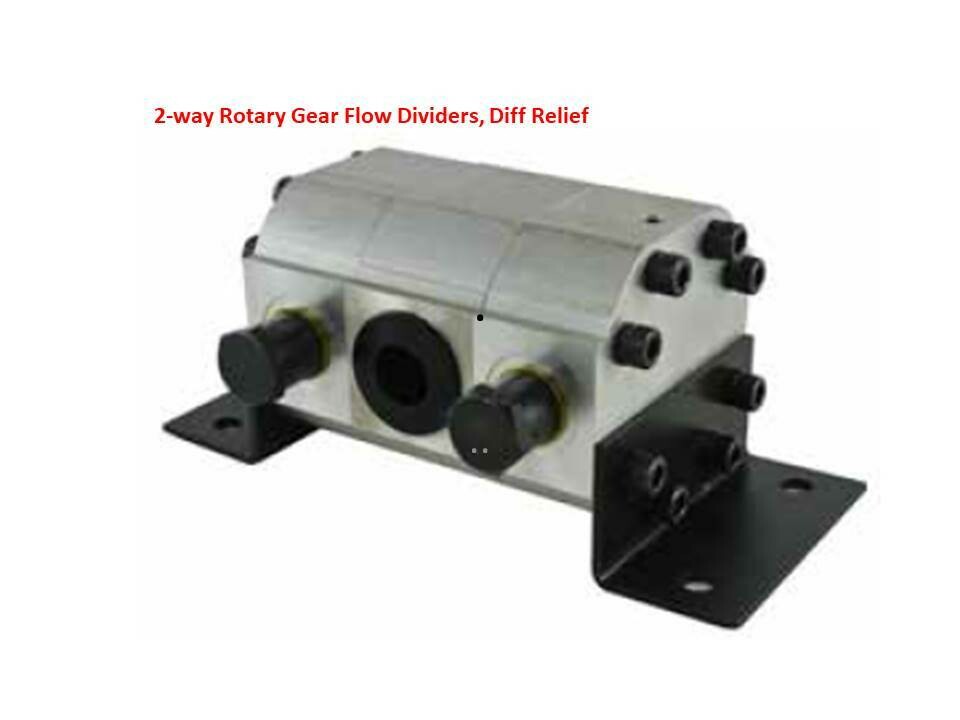 HYDRAULIC ROTARY FLOW DIVIDER AND COMBINER TWIN OR MULTIPLE CYLINDER ...