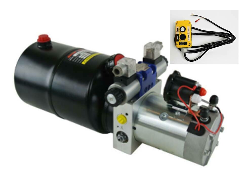 Hydraulic Power Pack 12-24V DC 5 Lt/min 2500PSI - Hydraulic Online ...