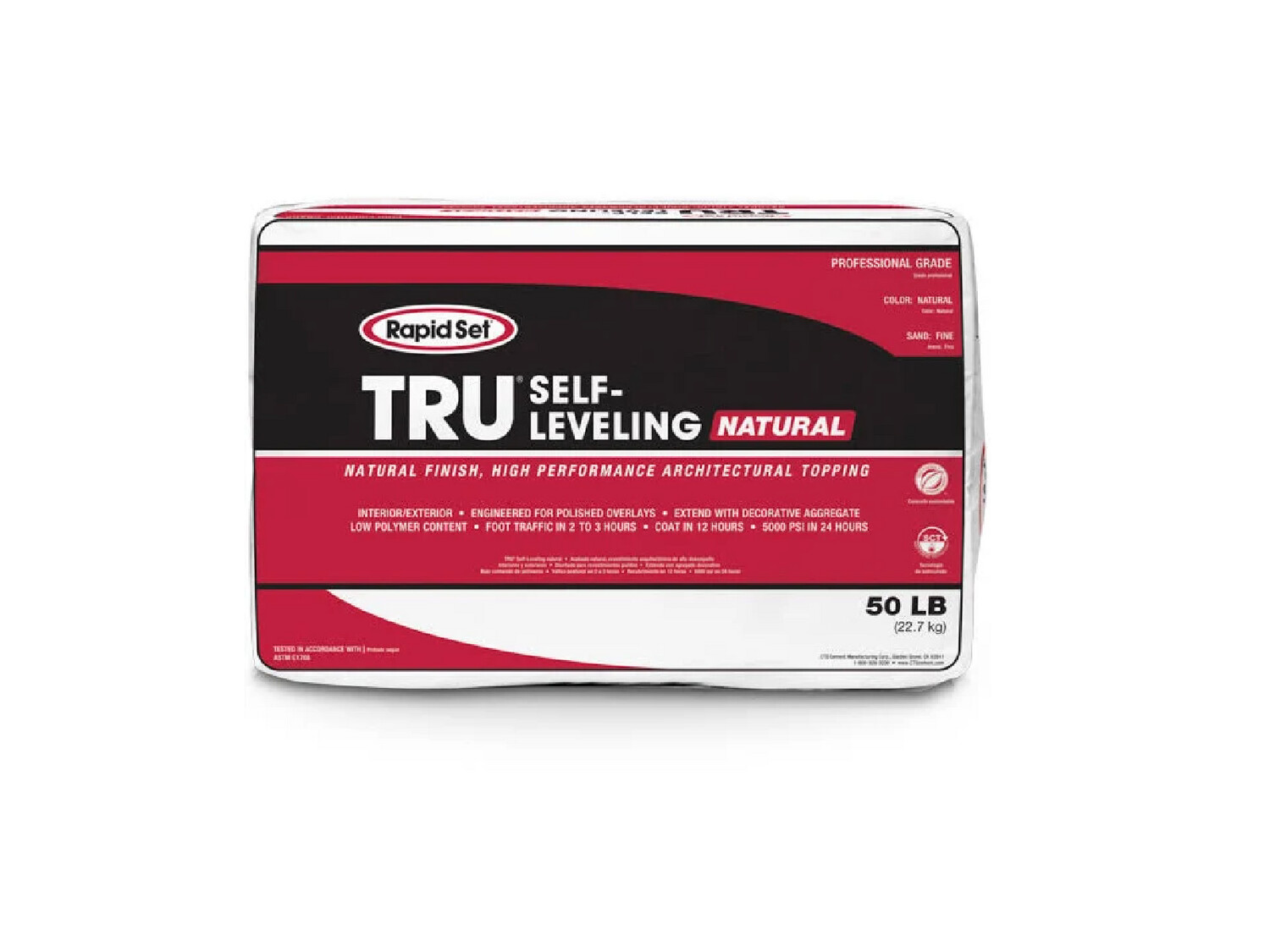 Rapid Set® TRU self-leveling Natural Bag - 50lb