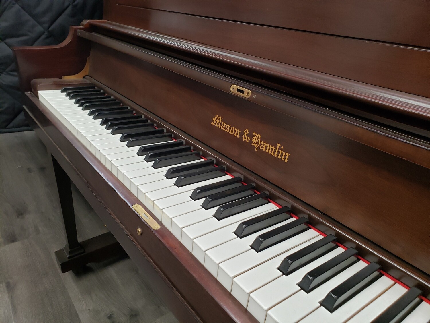 Mason & Hamlin Model 50 Upright Piano Satin Walnut