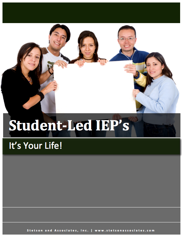 Student-Led IEP Meetings - Online Shop | Stetson & Associates, Inc.