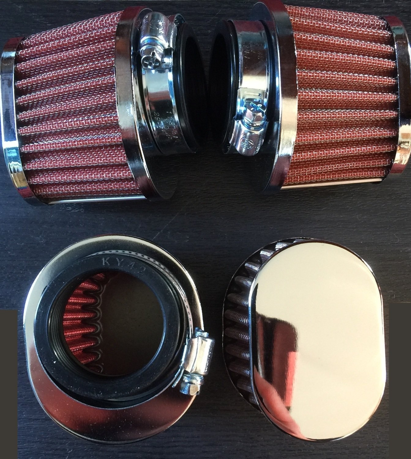 Oval pod filter X 4 Z1 900 Z900 Z1000 KZ900 KZ1000