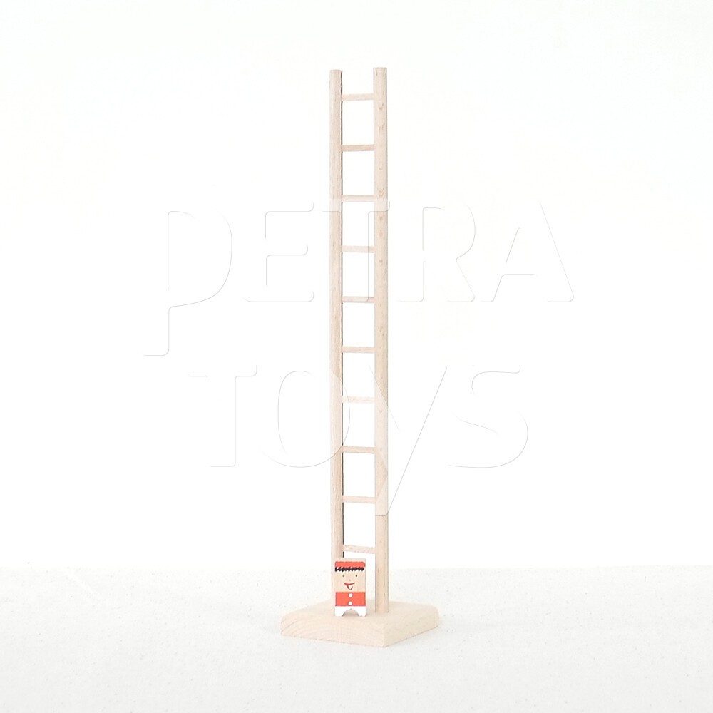 Petra Toys Wooden Clown on Ladder - Red