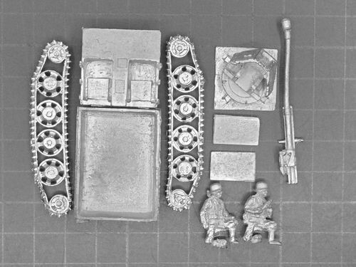 Hinchliffe Models, WW2: German Raupen Schlepper Ost. Pak40 A/T & Crew