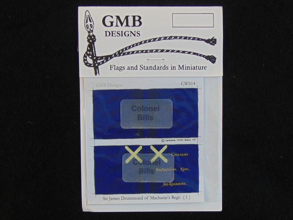 28mm, GMB Designs, ECW: Scots Covenantor Flags for Sir James Drummond ...