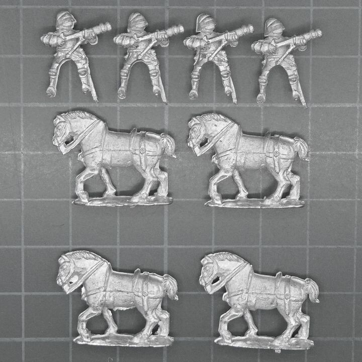 Roundway Miniatures, Late Medieval: Mounted Handgunners