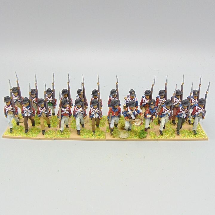 Grade E - Perry Miniatures - AWI - British Infantry in Round Hats