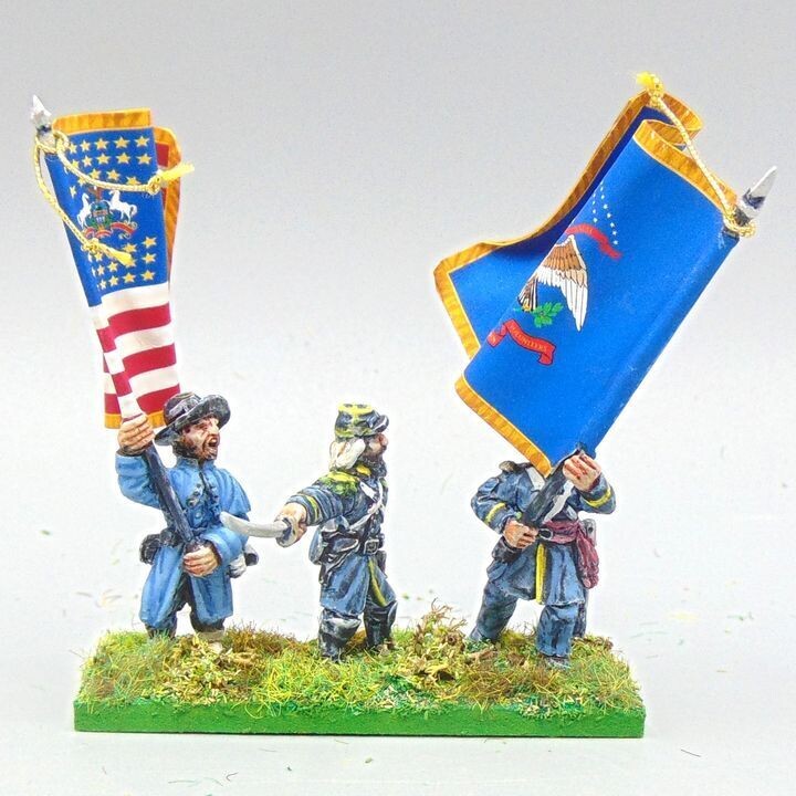 Grade C - Dixon Miniatures, ACW: Union Zouave Infantry Officer ...