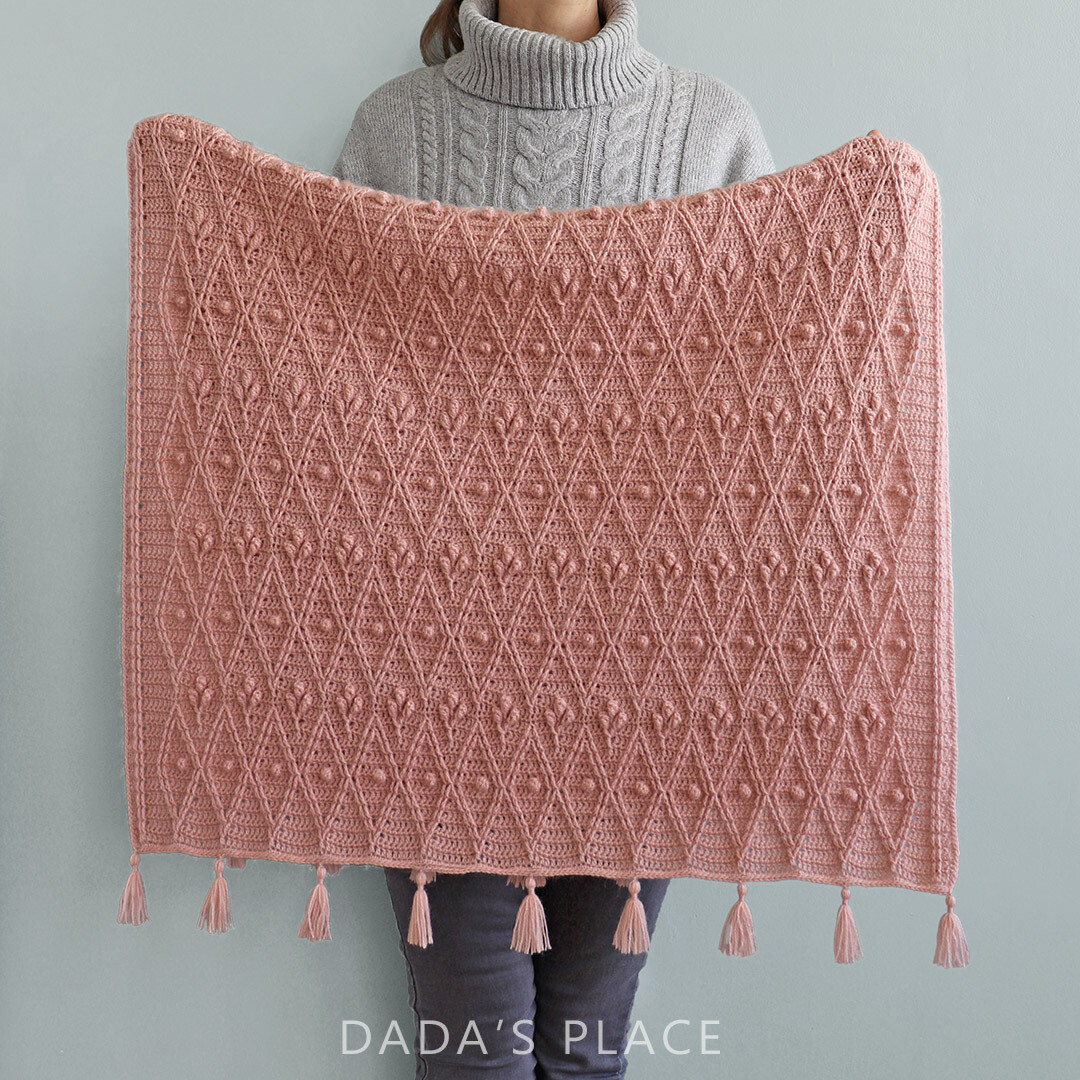 Dada’s shop – CROCHET PDF PATTERN: Manhattan Blanket