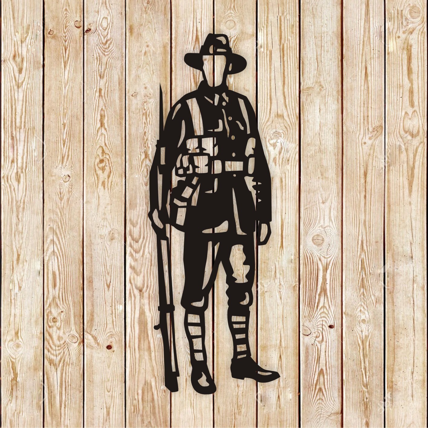 ANZAC soldier cutting file