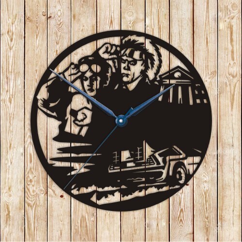 Back to the Future Clock Vector Cutting File